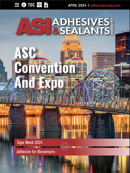 Adhesives & Sealants Industry | Serving the Global Formulator ...